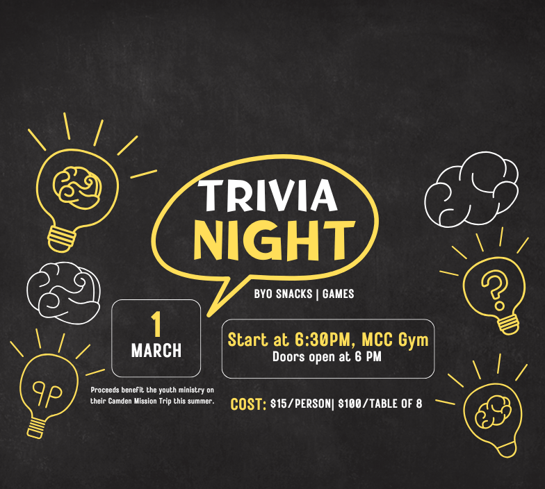 Trivia Night Tickets, Middletown Christian Church, Louisville | Vanco ...